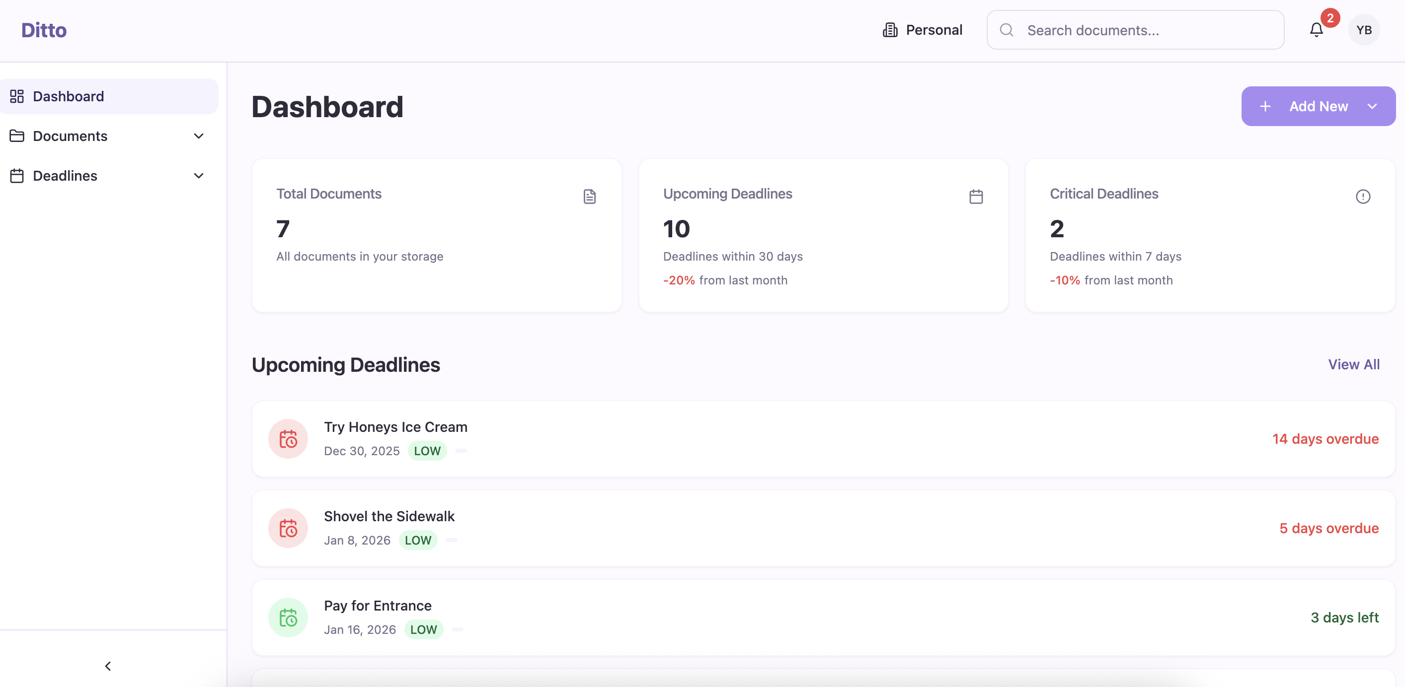 Ditto - Never Lose a Document or Miss a Deadline Again